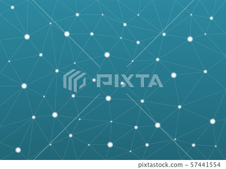 Geometric pattern network image illustration blue - Stock Illustration ...