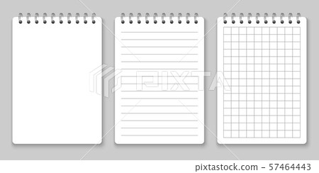 Realistic spiral notebook mockup - Stock Illustration [57464443] - PIXTA