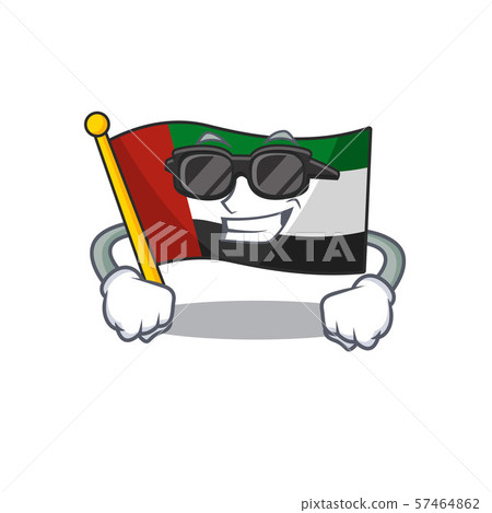 Super cool flag united arab emirates isolated...-插圖素材 [57464862] - PIXTA圖庫