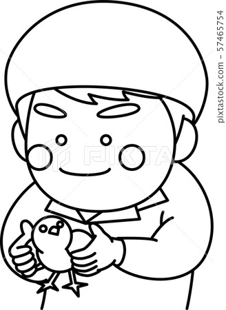 Chick appraiser - Stock Illustration [57465754] - PIXTA