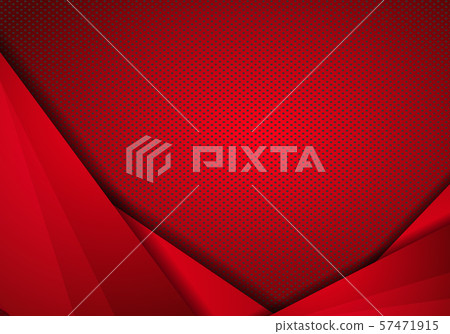 Red Modern Technology Design Background with dots - Stock Illustration ...