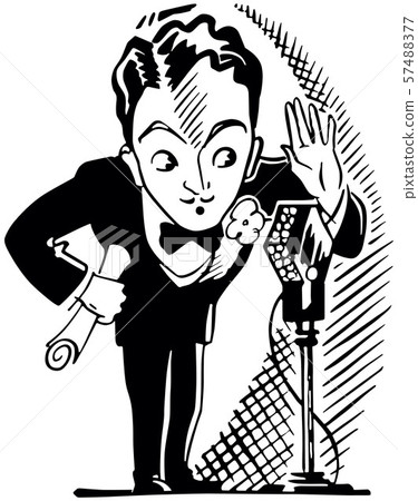 Emcee Announcer - Stock Illustration [57488377] - PIXTA