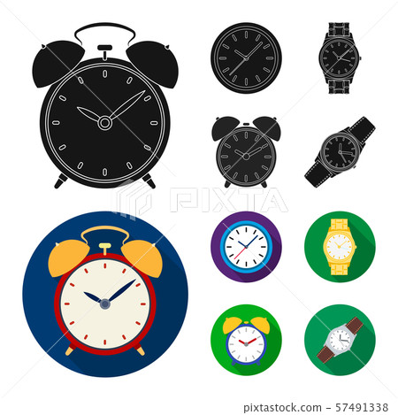 Isolated object of time and hour sign.... - Stock Illustration ...
