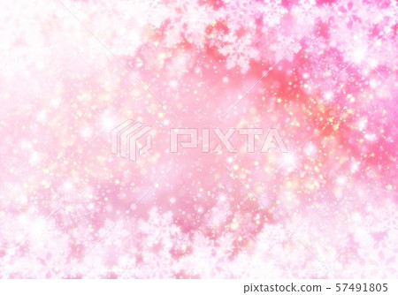 Pink snow pattern - Stock Illustration [57491805] - PIXTA