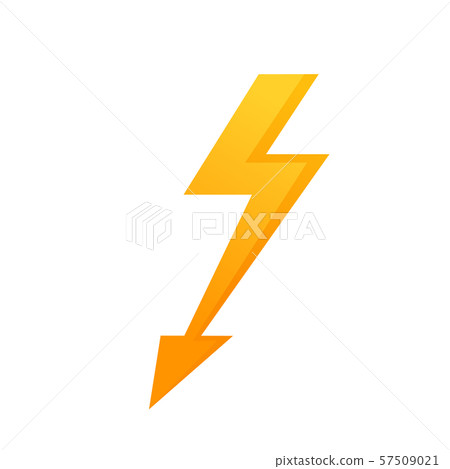 Lighting Flash Icon isolated. - Stock Illustration [57509021] - PIXTA