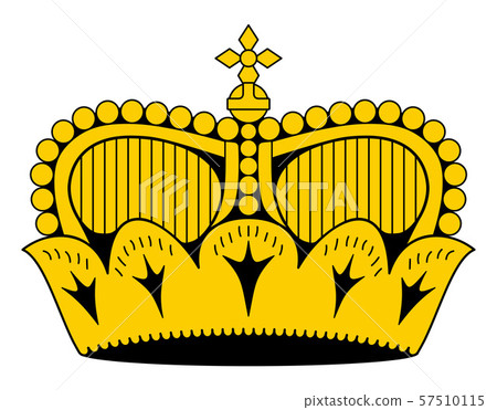 Liechtenstein princely hat (crown) as it appears - Stock Illustration ...