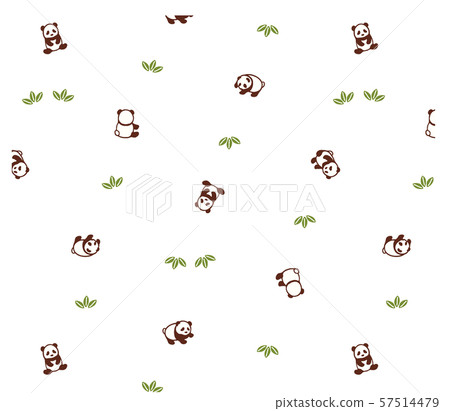 Panda & leopard print - Stock Illustration [57514479] - PIXTA