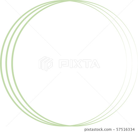 Circle frame green - Stock Illustration [57516334] - PIXTA