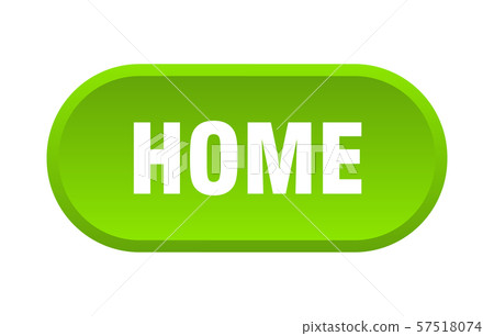 home button. home rounded green sign. home - Stock Illustration ...