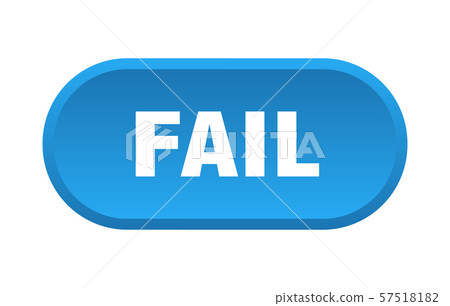 fail button. fail rounded blue sign. fail - Stock Illustration ...