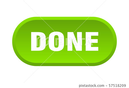 done button. done rounded green sign. done - Stock Illustration ...