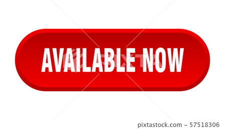 available now button. available now rounded red - Stock Illustration ...