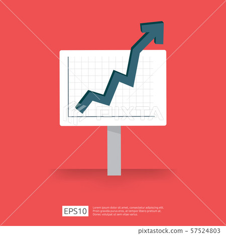 cost fee spending increase with arrow rising up - Stock Illustration ...
