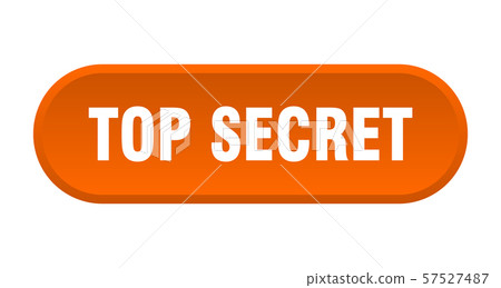 top secret button. top secret rounded orange sign. - Stock Illustration ...