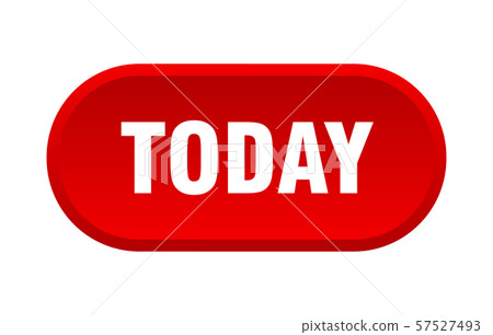 today button. today rounded red sign. today - Stock Illustration ...