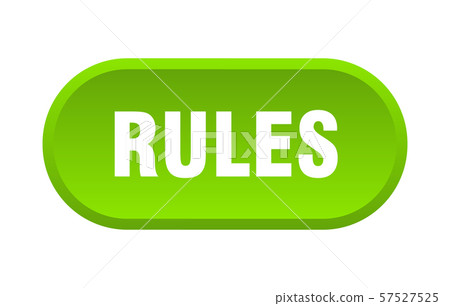 rules button. rules rounded green sign. rules - Stock Illustration ...