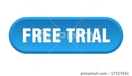 free trial button. free trial rounded blue sign. - Stock Illustration ...