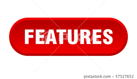 features button. features rounded red sign. - Stock Illustration ...