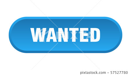 wanted button. wanted rounded blue sign. wanted - Stock Illustration ...