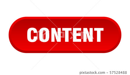 content button. content rounded red sign. content - Stock Illustration ...