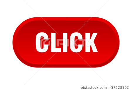click button. click rounded red sign. click - Stock Illustration ...