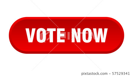 vote now button. vote now rounded red sign. vote - Stock Illustration ...