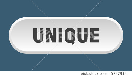 unique button. unique rounded white sign. unique - Stock Illustration ...