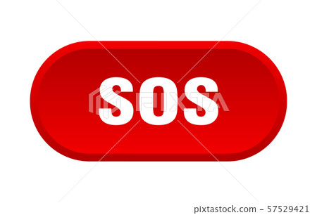 sos button. sos rounded red sign. sos - Stock Illustration [57529421 ...