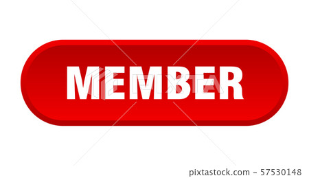 member button. member rounded red sign. member - Stock Illustration ...