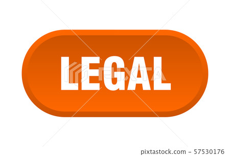 legal button. legal rounded orange sign. legal - Stock Illustration ...