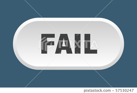 fail button. fail rounded white sign. fail - Stock Illustration ...