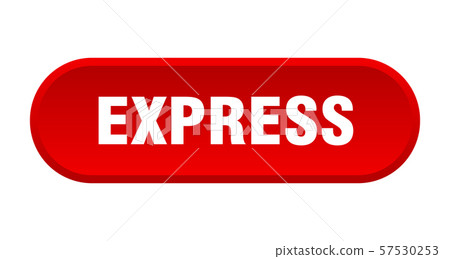 express button. express rounded red sign. express - Stock Illustration ...
