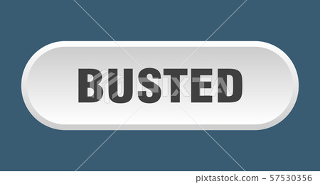 busted button. busted rounded white sign. busted - Stock Illustration ...