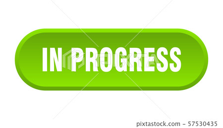 in progress button. in progress rounded green-插圖素材 [57530435] - PIXTA圖庫