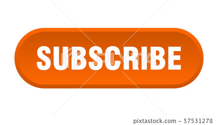 subscribe button. subscribe rounded orange sign. - Stock Illustration ...