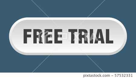free trial button. free trial rounded white sign. - Stock Illustration ...