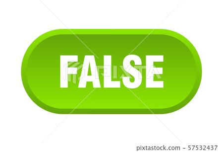 false button. false rounded green sign. false - Stock Illustration ...