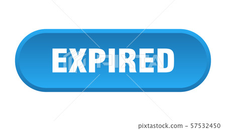 expired button. expired rounded blue sign. expired - Stock Illustration ...