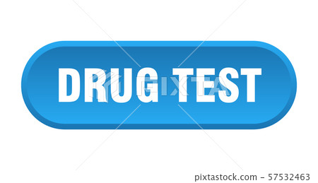 drug test button. drug test rounded blue sign. - Stock Illustration ...