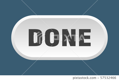 done button. done rounded white sign. done - Stock Illustration ...