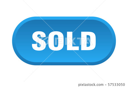 sold button. sold rounded blue sign. sold - Stock Illustration ...