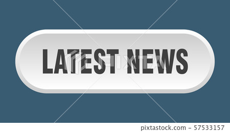 latest news button. latest news rounded white - Stock Illustration ...