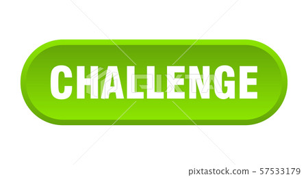 challenge button. challenge rounded green sign. - Stock Illustration ...