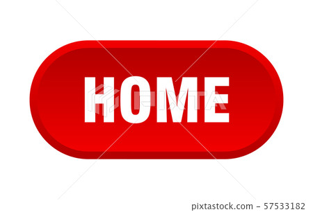 home button. home rounded red sign. home - Stock Illustration [57533182 ...