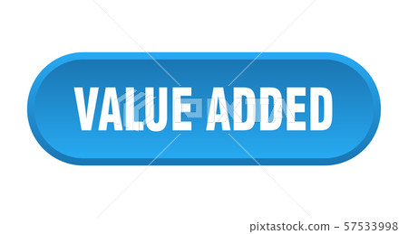 value added button. value added rounded blue sign. - Stock Illustration ...