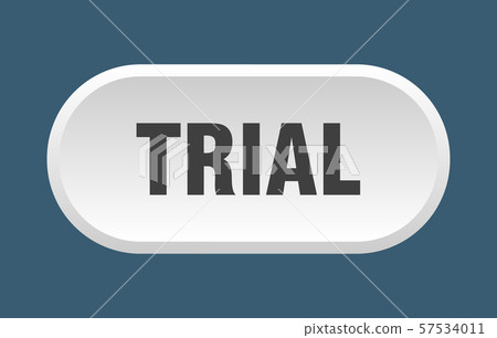 trial button. trial rounded white sign. trial - Stock Illustration ...