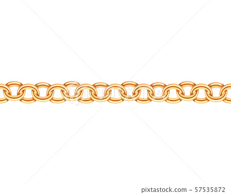 Golden chain seamless texture. Realistic gold - Stock Illustration ...