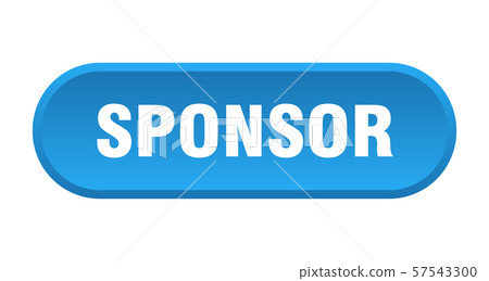 sponsor button. sponsor rounded blue sign. sponsor - Stock Illustration ...