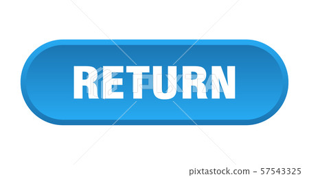 return button. return rounded blue sign. return - Stock Illustration ...