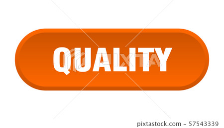quality button. quality rounded orange sign. - Stock Illustration ...